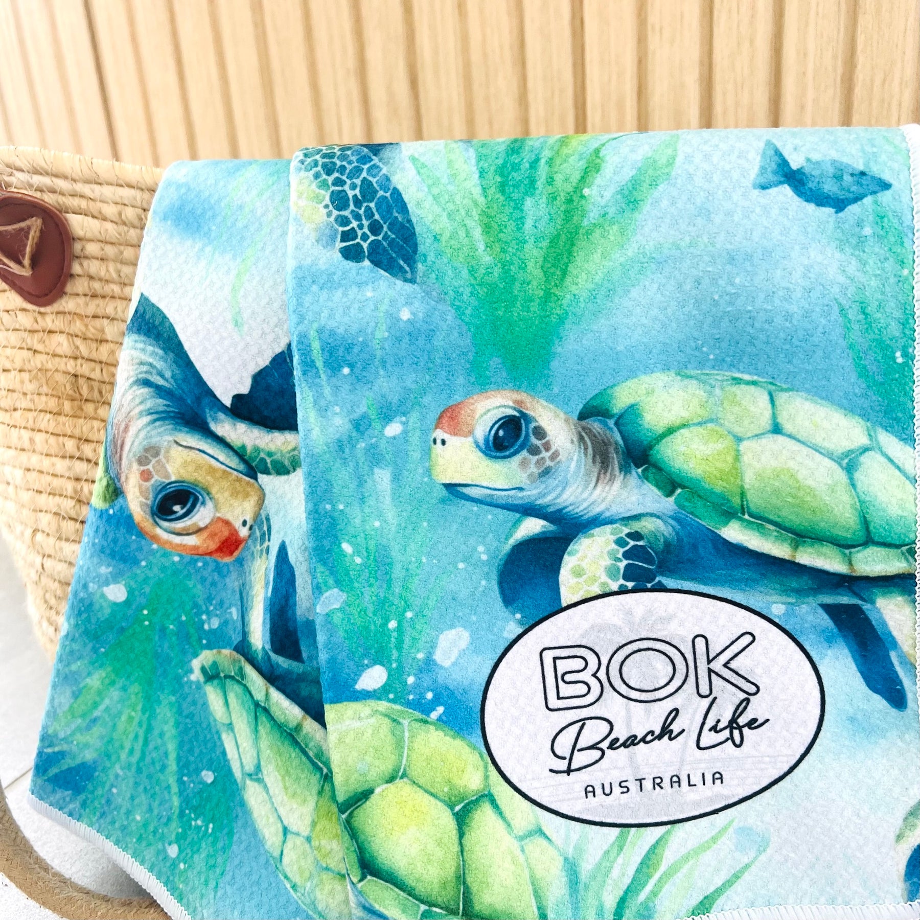 Turtle Trails Handy Towel – Eco-Friendly Quick-Dry Towel for Kitchen ...